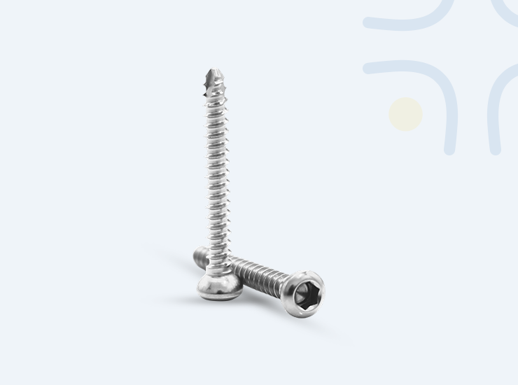 Ø 3.5mm Cortex Hex Drive Screw – GMP MediTech